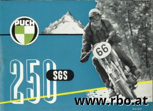 Prospekt 1953 - Puch 250 SGS (Reprint) - RBO Stöckl