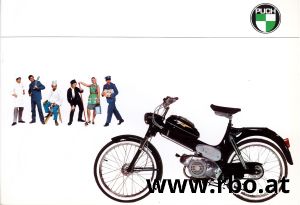 Prospekt 1968 Puch MS50, VS50D - RBO Stöckl