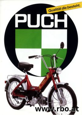 Prospekt Puch Mofa 1-Gang Automatik - RBO Stöckl